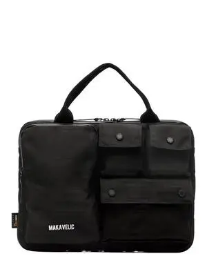 MAKAVELIC Logo-print Laptop Bag - Black