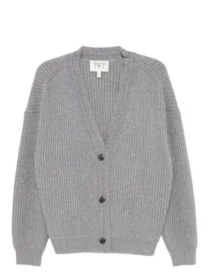 TWP Ribbed Cashmere Cardigan
