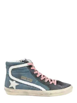 GOLDEN GOOSE Slide Classic Trainers - Blue