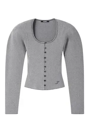 Jacquemus Le Cardigan Sera Dark - Grey