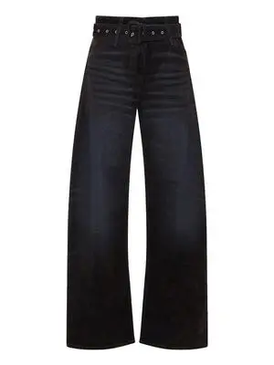 Acne Studios Belted Wide-leg Jeans - Brown