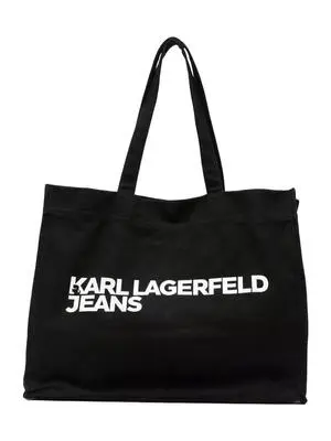 Karl Lagerfeld Logo-print Tote Bag - Black