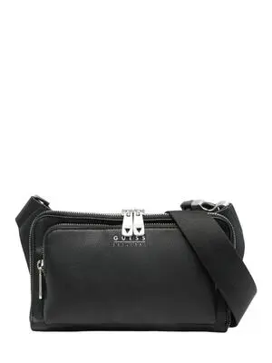 Guess Logo Lettering Belt Bag - Black