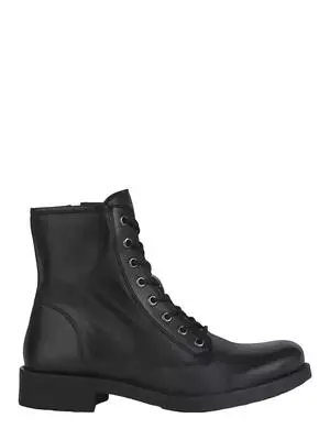 Geox Rawelle Combat Boots - Black