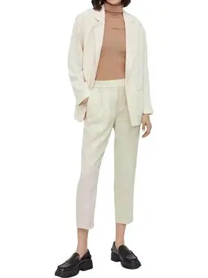 Sisley Lapel-collar Open-front Blazer - Neutrals
