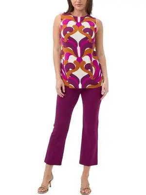 Trina Turk Haruto Printed Sleeveless Top - Multi