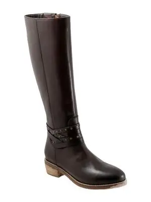 Softwalk Knee High Boots Dark Brown