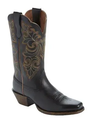 Ariat Roundup Western Boot Limo Black