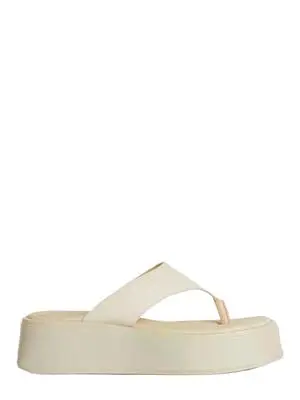 VAGABOND SHOEMAKERS Courtney Platform Flip-flops - Neutrals