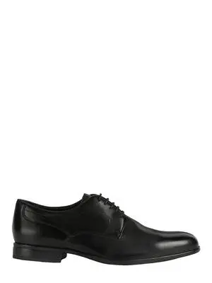 Geox Lace-up Leather Shoes - Black