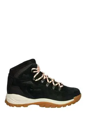 Columbia Lace-up Suede Boots - Black