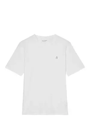Marc O'polo Embroidered-logo Cotton T-shirt - White