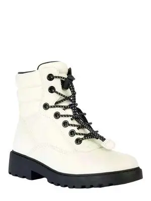 GEOX Padded Lace-Up Boots