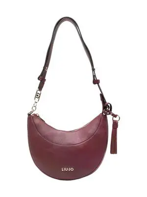 Liu Jo Crescent-shaped Tassel Shoulder Bag - Red