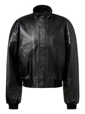 Balenciaga Leather Blouson - Black