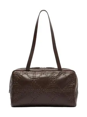 THE ROW Astra Leather Shoulder Bag - Brown