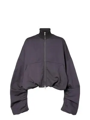 Dries Van Noten Cotton Jersey Jacket - Grey