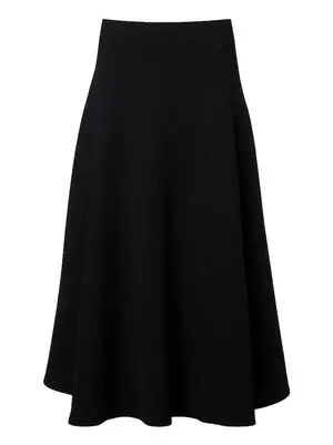 Jacquemus Triangle Midi Skirt - Black
