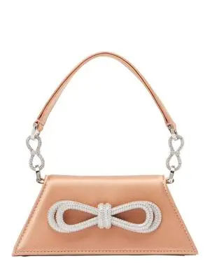 MACH & MACH Samantha Small Satin Shoulder Bag