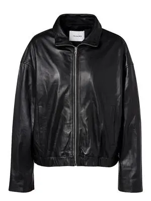 YVES SALOMON Leather Jacket - Black