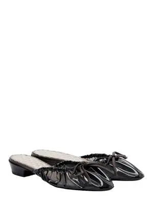 HERBERT LEVINE Rain Check Pvc Mules - Black