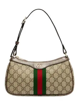 Gucci Ophidia Gg Small Shoulder Bag - Beige