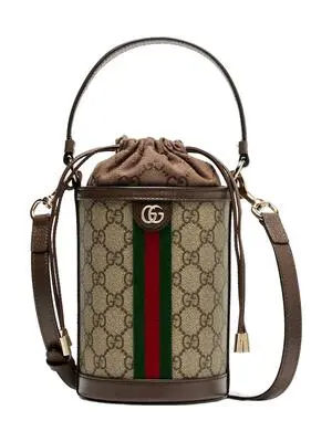 Gucci Ophidia Small Gg Bucket Bag - Beige