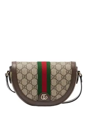 Gucci Ophidia Gg Canvas Small Crossbody Bag - Beige