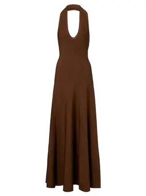 KHAITE Khaite Melina Halterneck Maxi Dress