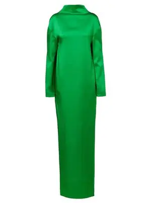 TOM FORD Crêpe Satin Gown - Green
