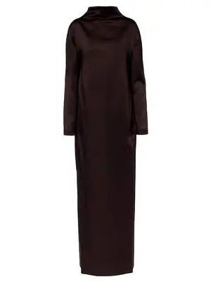 TOM FORD Crêpe Satin Gown - Brown
