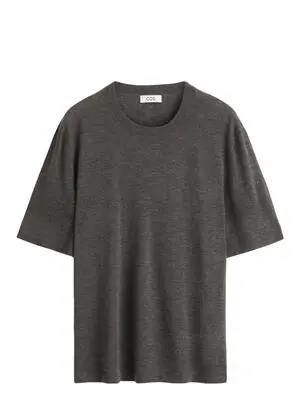 Cos Fine Cashmere T-shirt - Gray