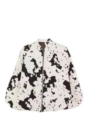Imperial Graphic-print Zip-up Jacket - White