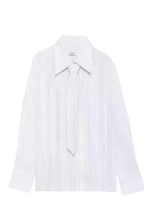 Sandro Striped Button-down Shirt - White