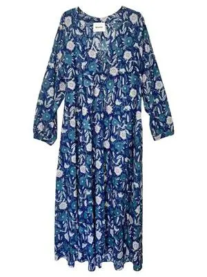 Baacal Denni Weekend Floral Print Dress Decco Blue