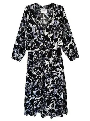 Baacal Denni Weekend Floral Print Dress Painted Floral