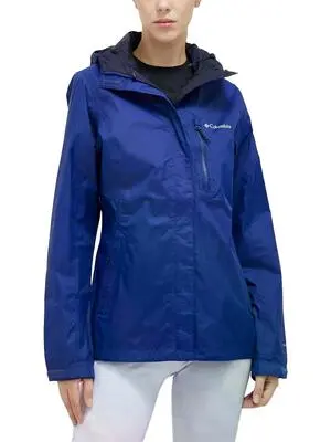 Columbia Zip-up Hooded Jacket - Blue