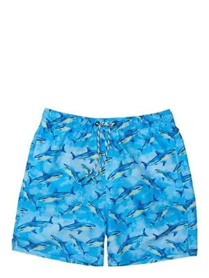 SNAPPER ROCK Printed Swim Shorts - Jawsome Waves