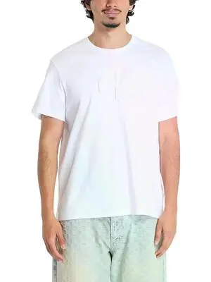 Calvin Klein Logo-embossed T-shirt - White