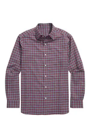 Vineyard Vines Kendrick Plaid Tech Twill Button-up Shirt - Crimson