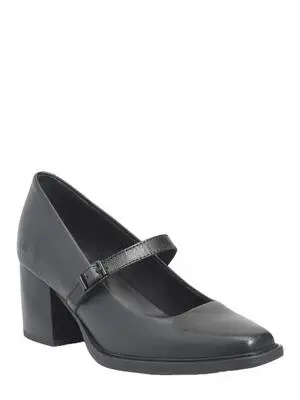BØRN Adelphi Mary Jane Pump - Black Leather