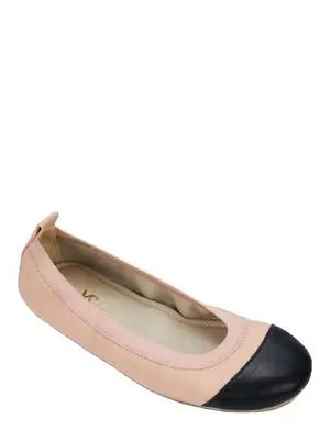Yosi Samra Samantha Foldable Ballerina - Blush/black