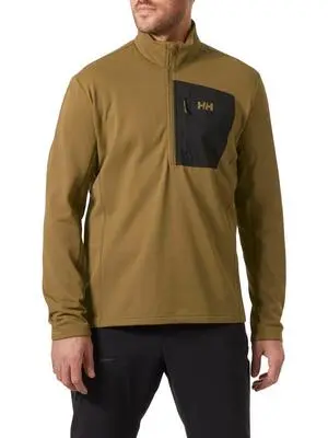 Helly Hansen Fleece Pullover Midlayer - Sepia