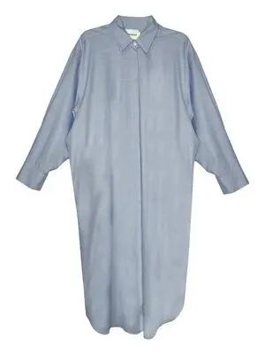 Baacal Mia Oversized Shirt Dress - Light Blue
