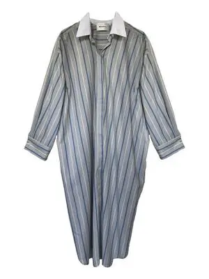 Baacal Mia Oversized Shirt Dress - Multi Stripe