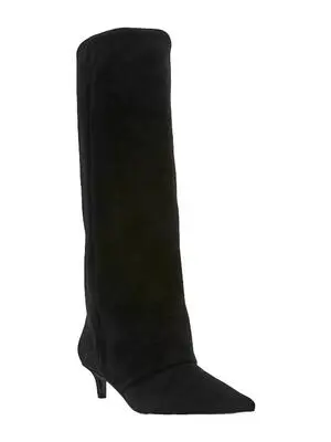 STEVE MADDEN Luca Kitten Heel Knee High Boots