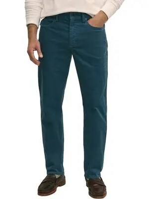 Brooks Brothers Stretch Cotton Corduroy Five Pocket Pants - Blue Fusion