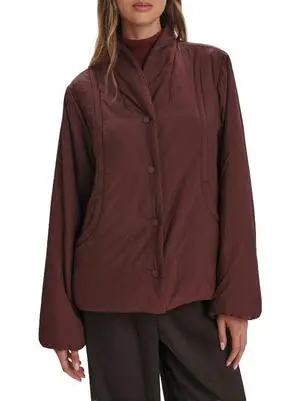 Varley Tilley Light Padded Jacket - Decadent Chocolate