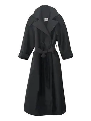 Baacal Delia Long Oversized Trench - Black
