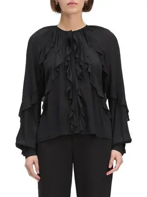 FAVORITE DAUGHTER Because Of You Ruffle Top